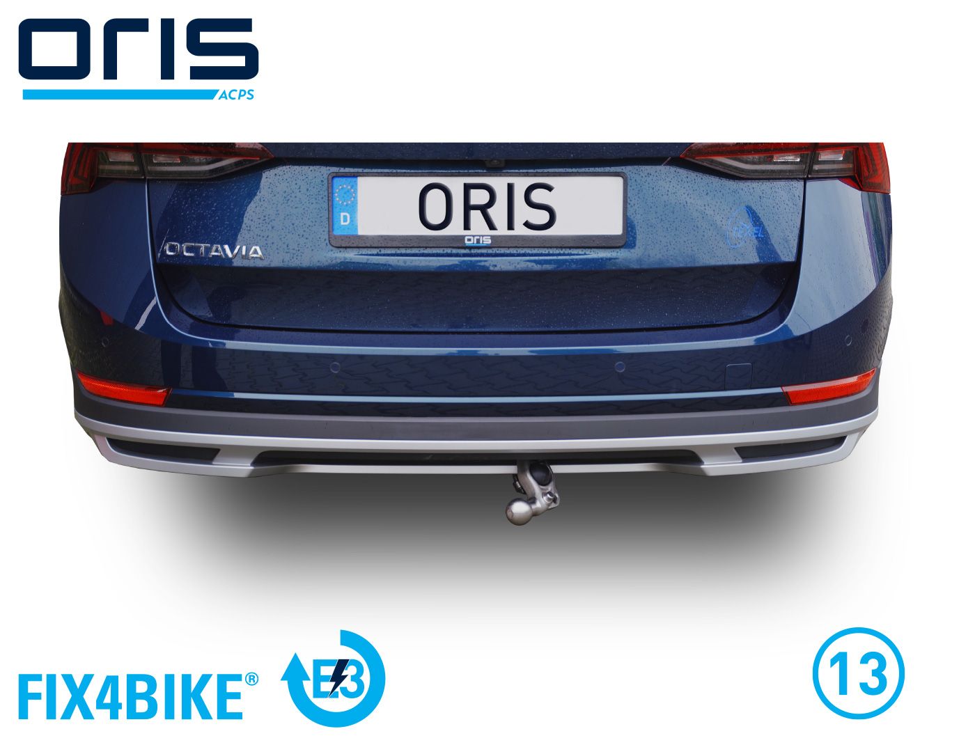 Elektrisk svingbart anhængertræk til Skoda Octavia IV Hatchback ...